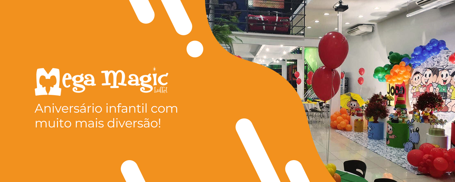 Mega Magic Buffet - Buffet infantil Mega Magic no Tucuruvi